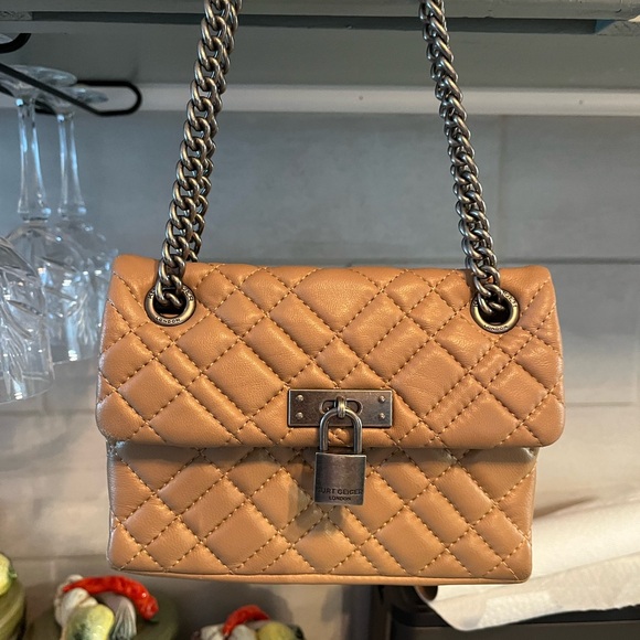 Kurt Geiger | Bags | Kurt Geiger Mini Brixton Lock Diamond Quilted ...